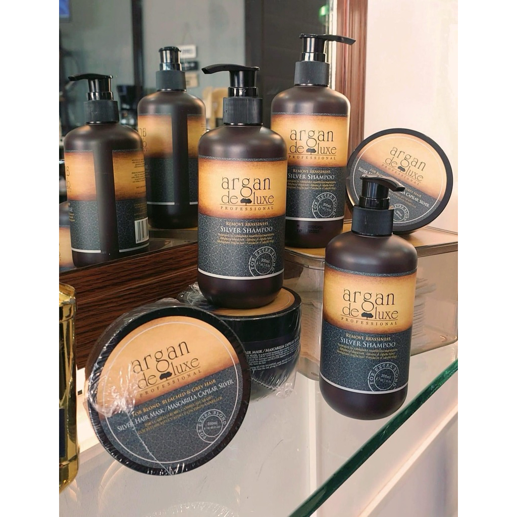 Argan Deluxe Silver Shampoo Anti Brassy 250ml | Shopee Philippines