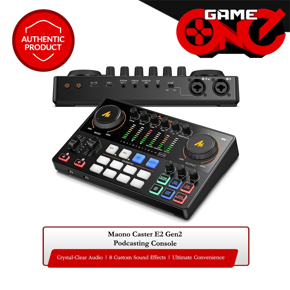 Maono Caster E2 Gen2 Podcasting Console - Black | Shopee Philippines