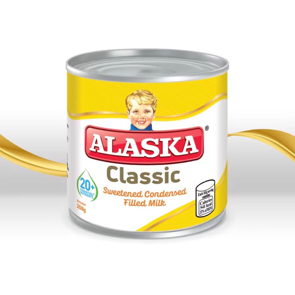 208 G (160 ML) CLASSIC SWEETENED CONDENSED FILLED MILK ALASKA | Shopee ...