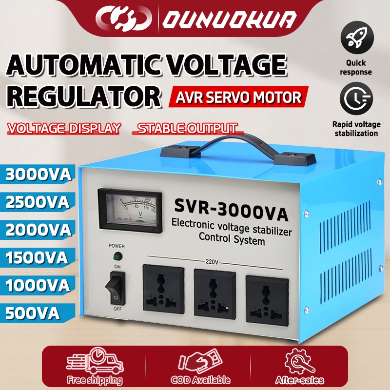 AVR Automatic Voltage Regulator 3000W/60Hz SVR-3000VA/2000VA/1000VA ...