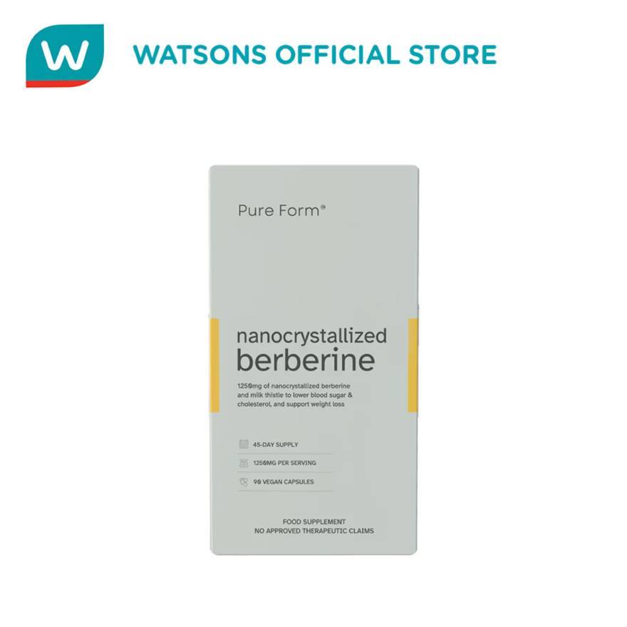 PURE FORM Nanocrystallized Berberine Capsule | Shopee Philippines