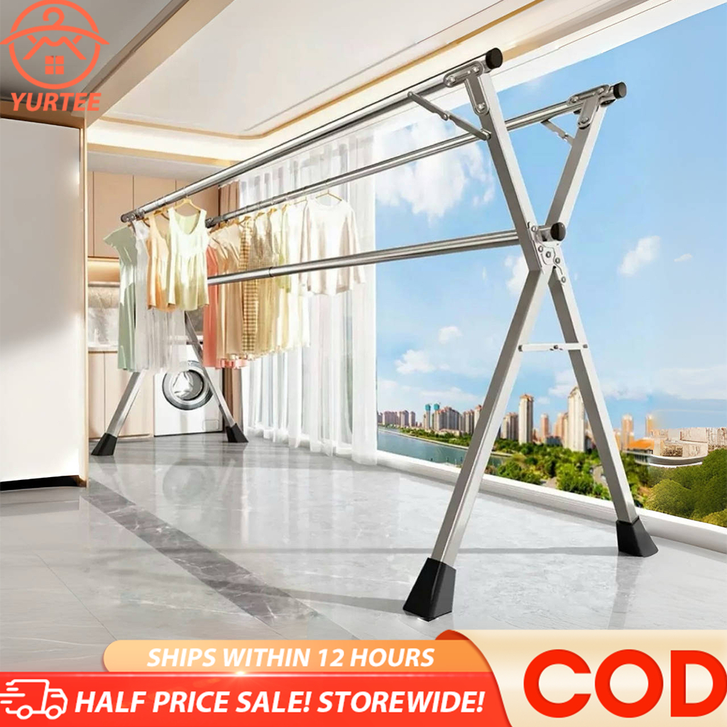 Sampayan Stainless Sampayan Foldable Laundry Rack Clothes Rack Drying ...