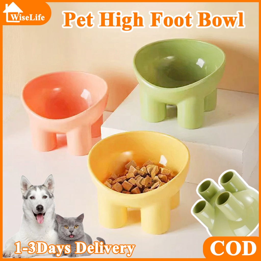 Pet Elevated Bowl High Foot Pet Feeding Bowl Food Water Feeder Raised ...