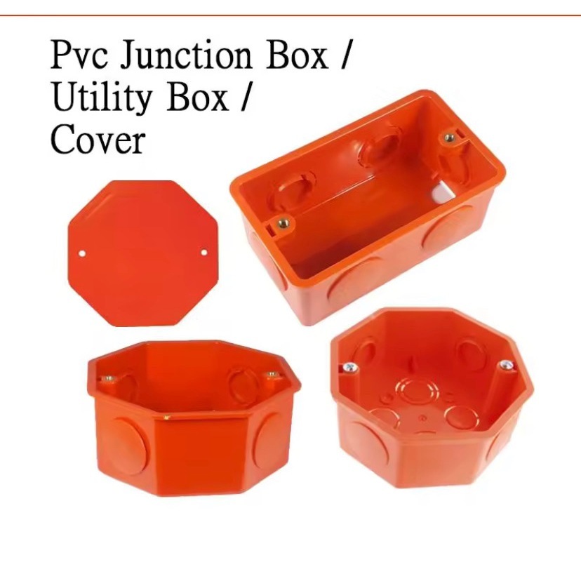 PVC ELECTRICAL BOXES (JUNCTION BOX,UTILITY BOX) | Shopee Philippines