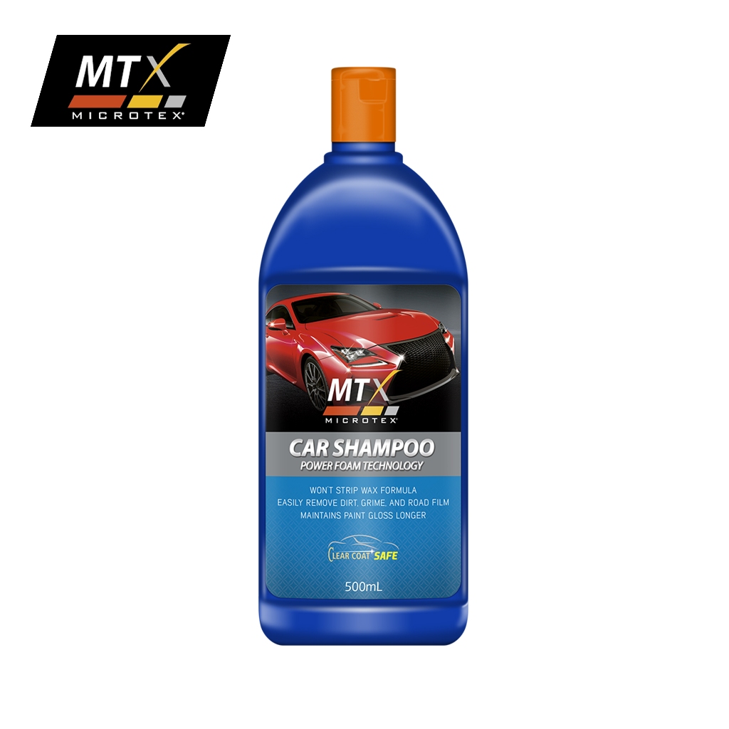 Microtex Car Shampoo 500ml (Power Foam Technology, MTX Car Care ...