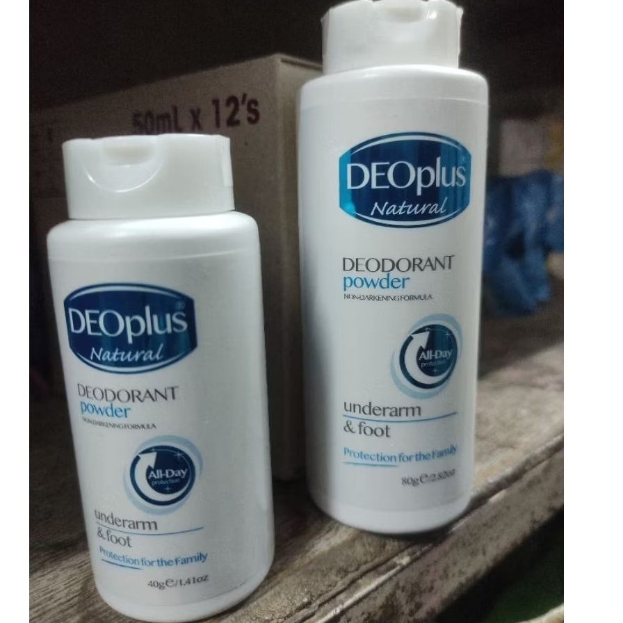 deoplus natural foot deodorant powder 80g/40g | Shopee Philippines