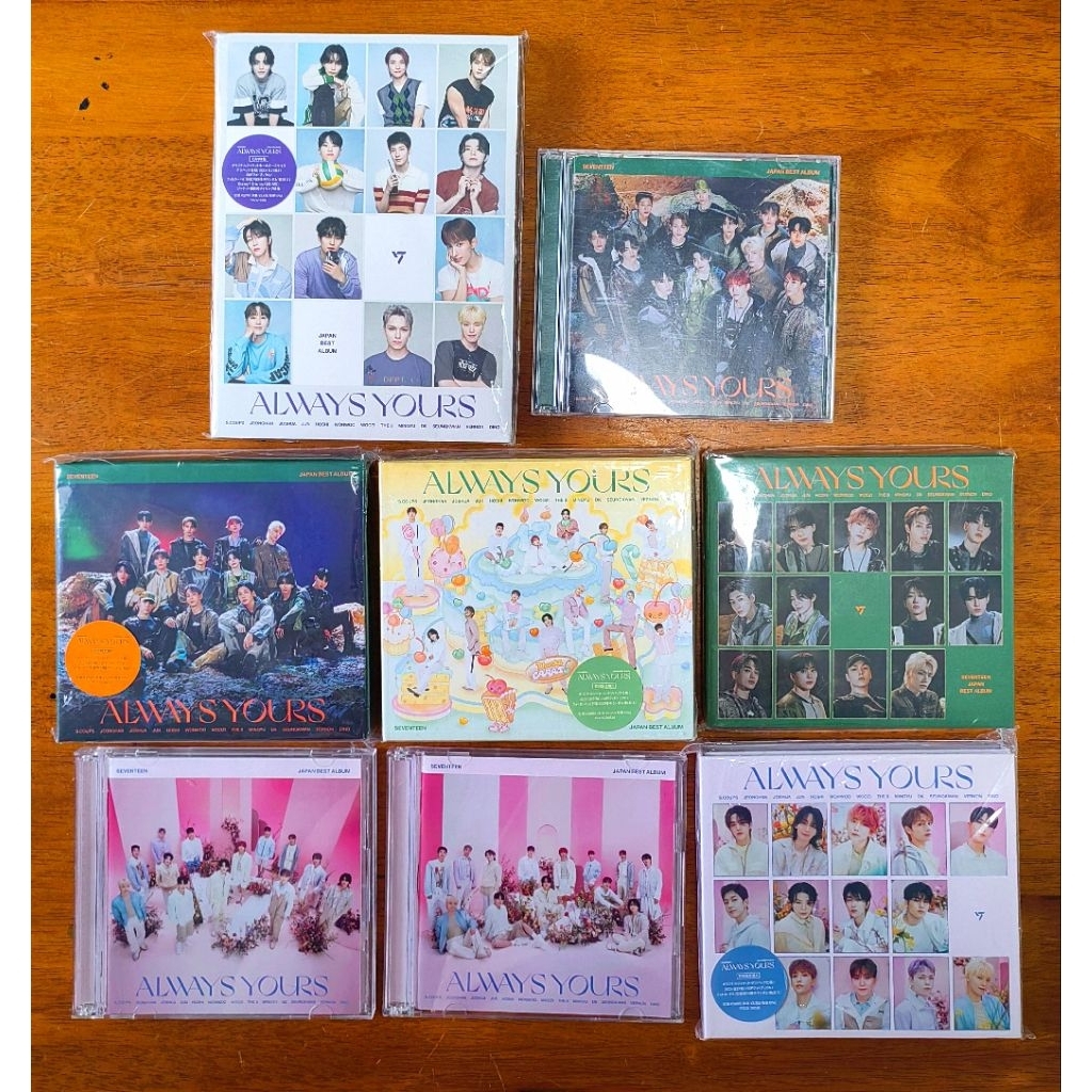 SEVENTEEN Always Yours Japanese Albums (Regular, Flash Price, Limited A ...