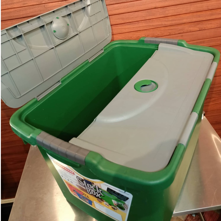 #868 SUNNYWARE ORD (70L) Stock Box / Storage Box with cover and wheels ...