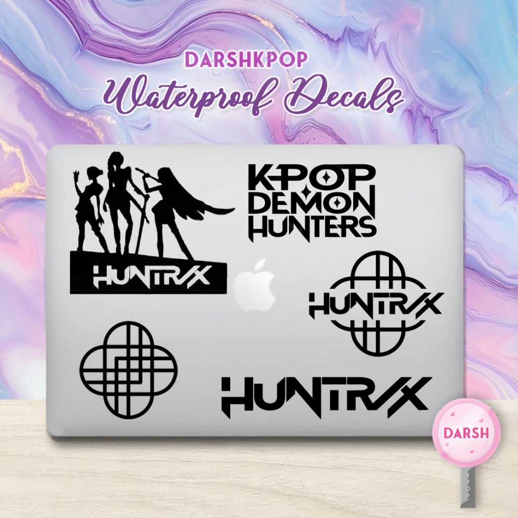Huntrix Kpop Demon Hunters Waterproof Decal Vinyl Sticker | Shopee ...