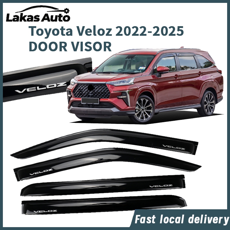 Toyota Veloz 2022 to 2025 OEM / INJECTION TYPE Window Door Rain Visor ...