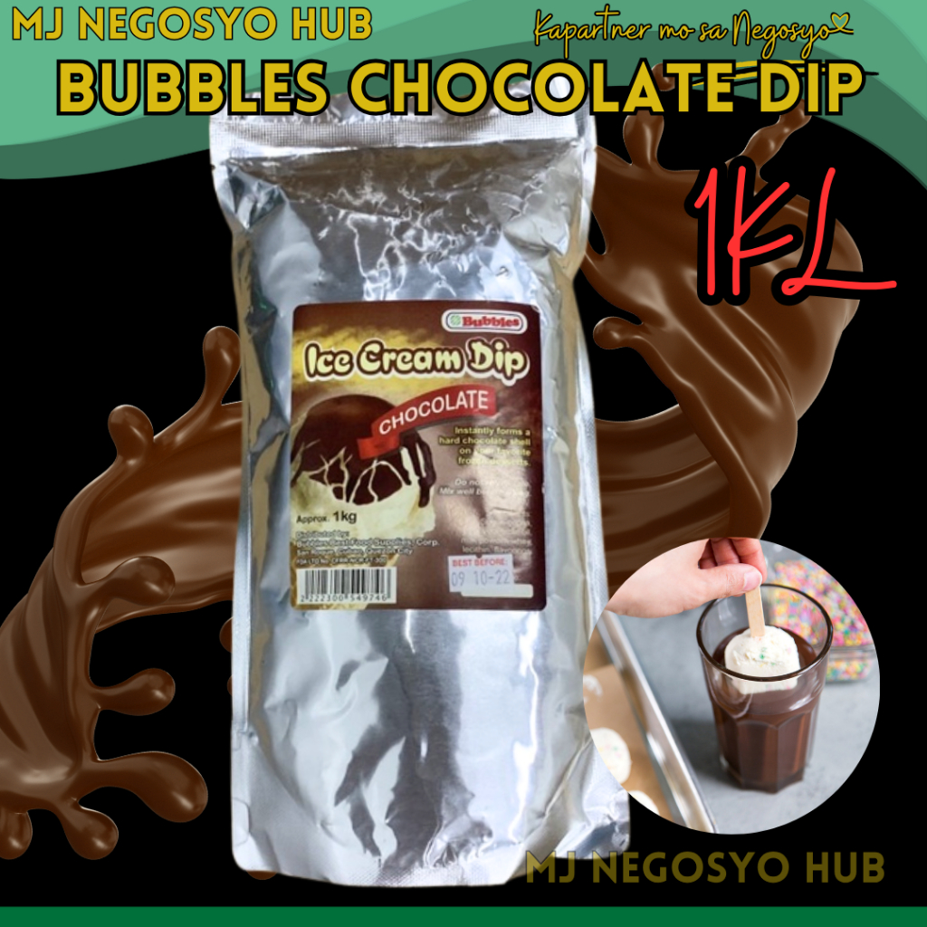 Bubbles Chocolate Dip 1kilo Ice cream Dip , dessert, cafeshp2 ...
