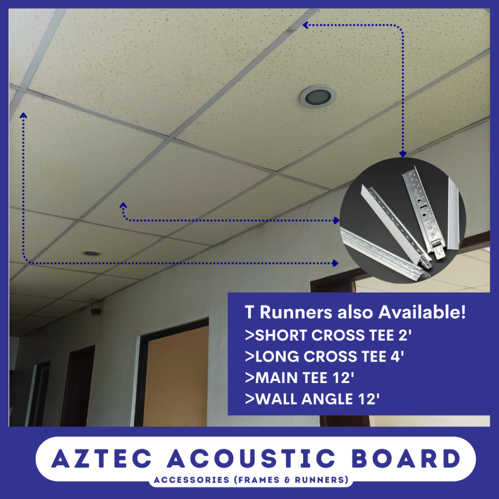 Aztec Acoustic Board - 60cm x 60cm (Fine Fissured) - Ceiling Board ...