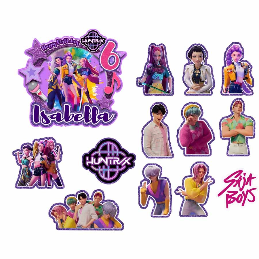 Customized DEMON HUNTERS HUNTRIX Cake topper | Shopee Philippines