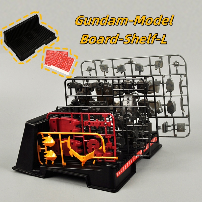 Gundam Military Model Assembly Model Parts Storage Rack with stickers ...
