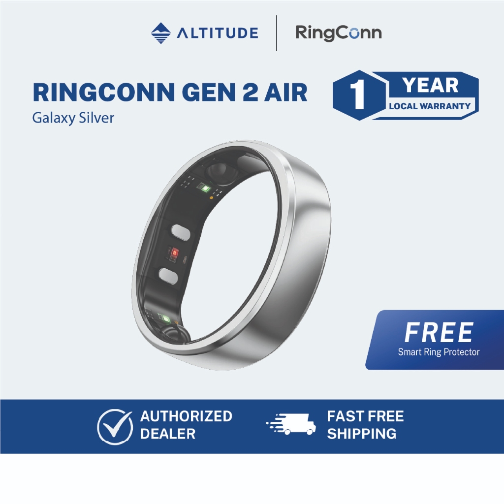RingConn Smart Ring Gen 2 Air Galaxy Silver | Shopee Philippines