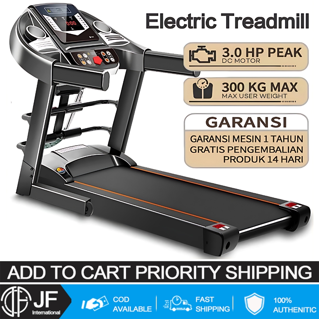 3.5HP threadmil High horsepower LCD screen foldable threadmill ...