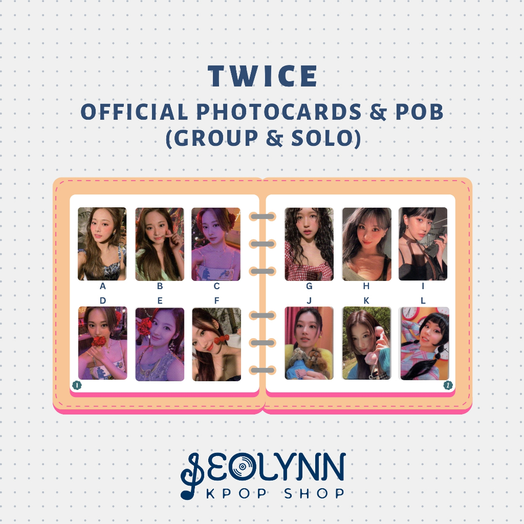 [ON HAND] TWICE Official Photocards and POB PC Set JYP Shop Withmuu ...