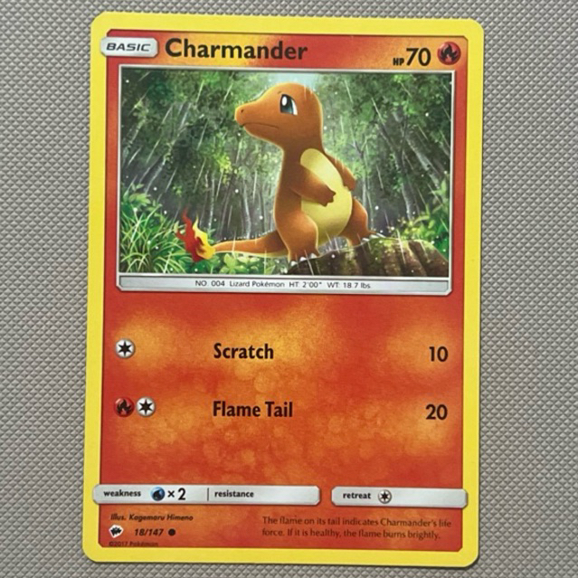 Charmander - 18/148 - Burning Shadows - Pokemon TCG | Shopee Philippines
