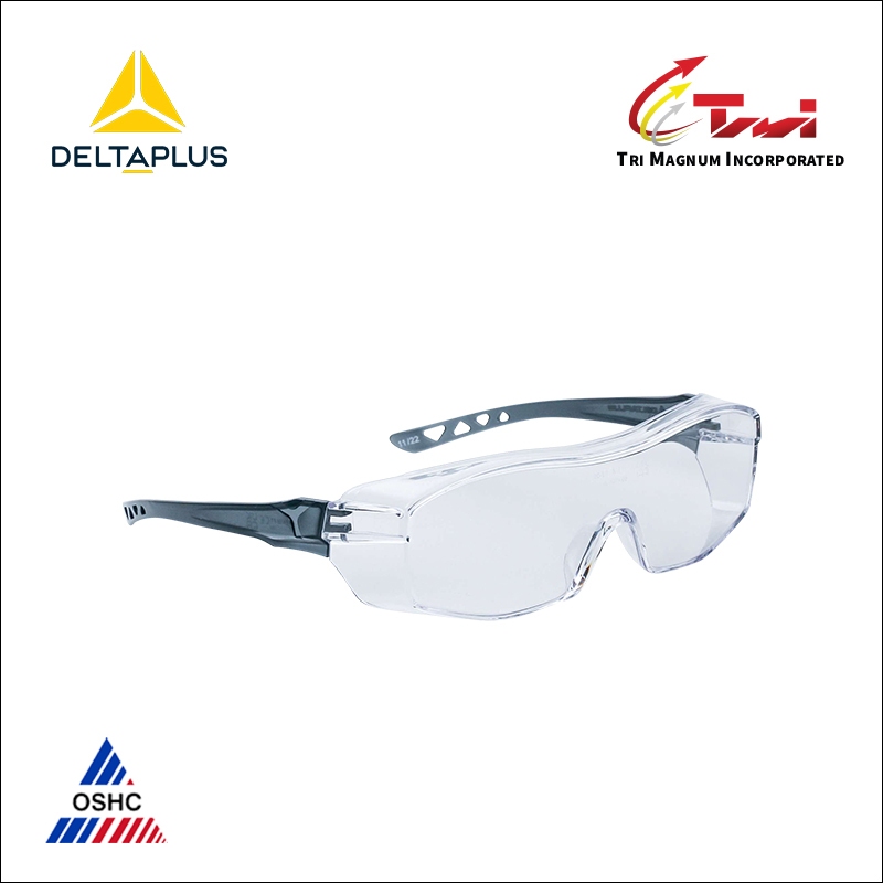 Delta Plus Hekla2 Clear-lens Over-Glasses for Wearing Prescription ...