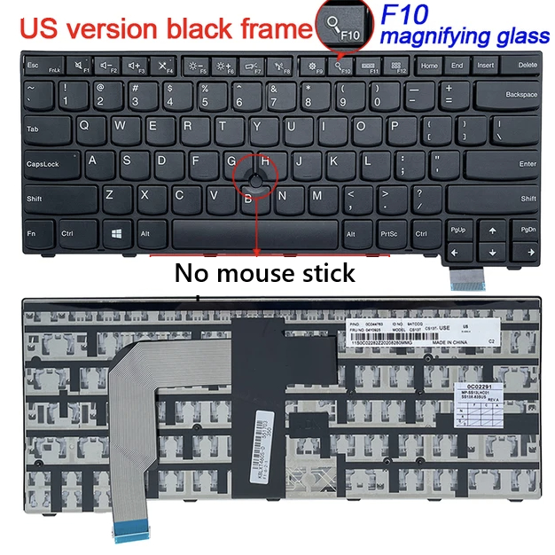 Laptop Backlit Keyboard For Lenovo Thinkpad T460S T470S | Shopee ...