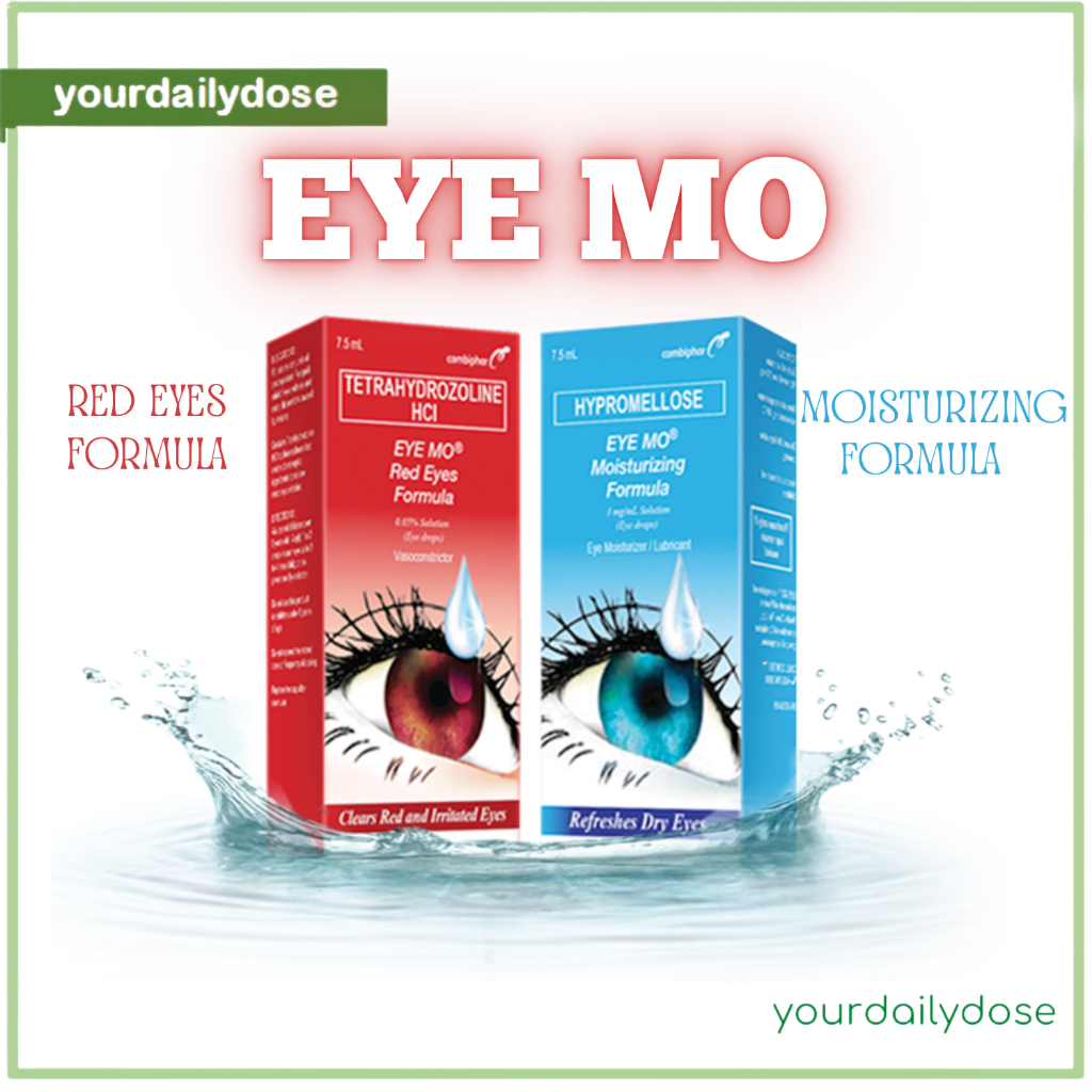 EYE MO EYE DROPS 7.5ML FOR RED AND DRY EYES | Shopee Philippines