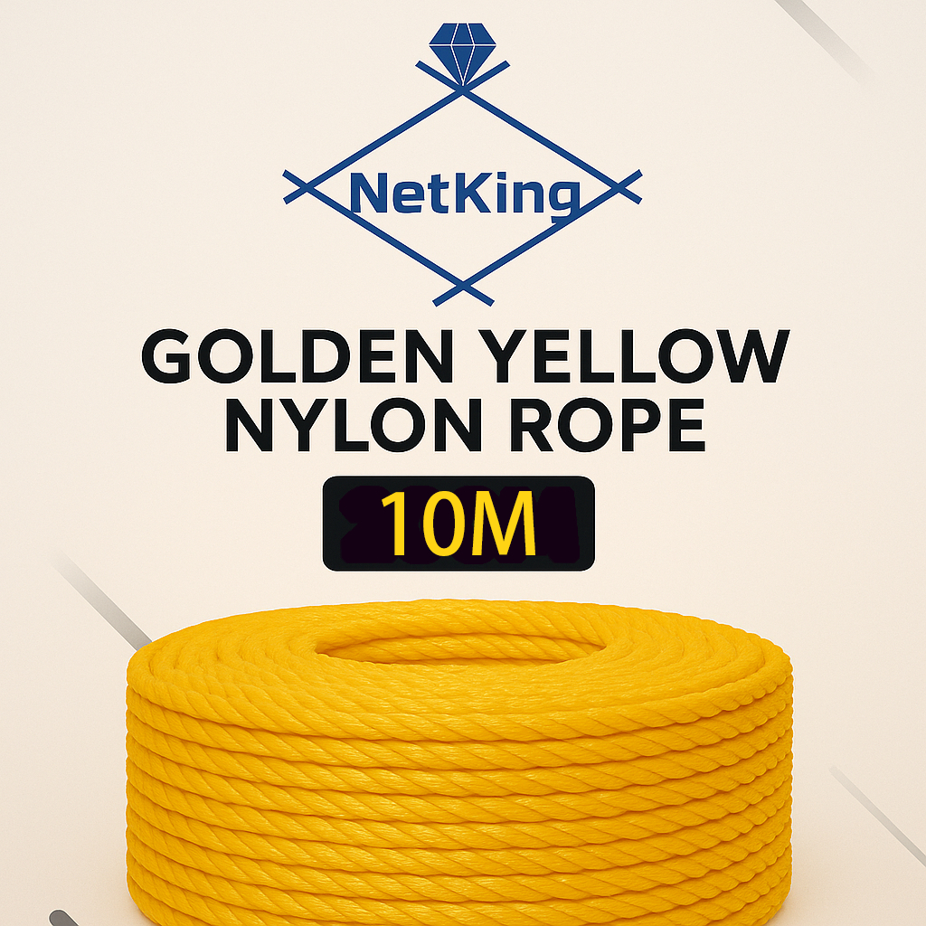 NetKing per 10M(10#–20#)Nylon Rope Heavy Duty Nylon Rope Outdoor ...