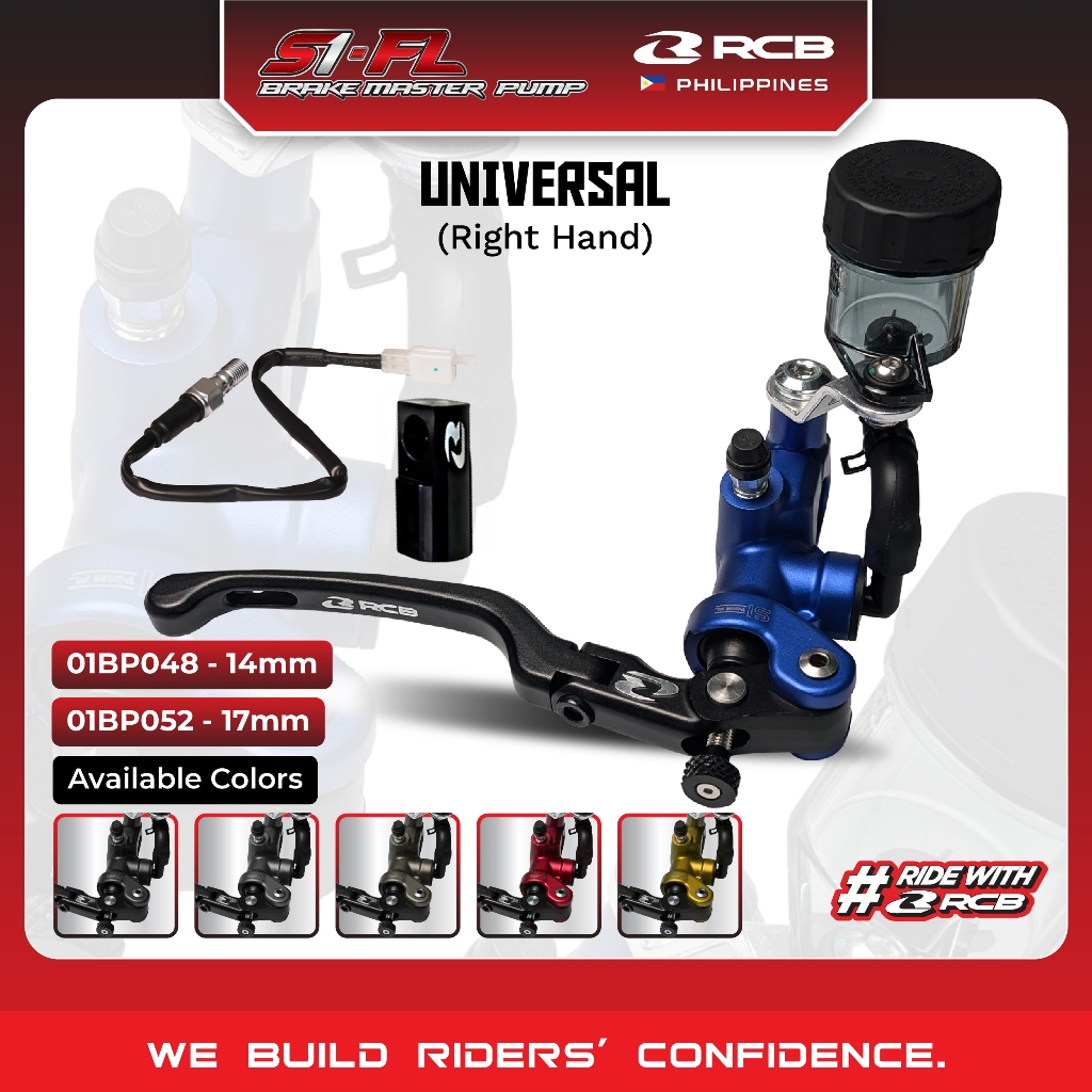 RCB Forged Master Brake Pump S1-FL 14mm | 17mm | Shopee Philippines