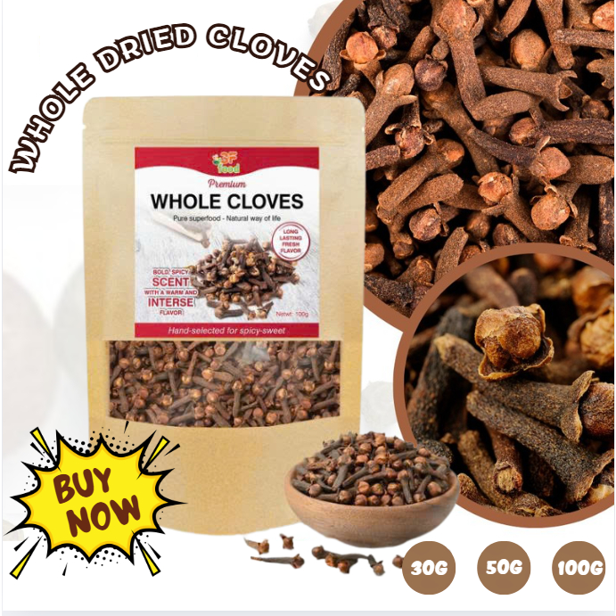 SALE - Whole Dried Cloves 30g, 50g, 100g - Aromatic Spice for Cooking ...