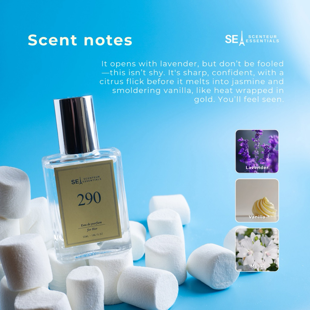 Scent 290 Cloud Scenteur Essentials Perfume for Women Premium Oil ...