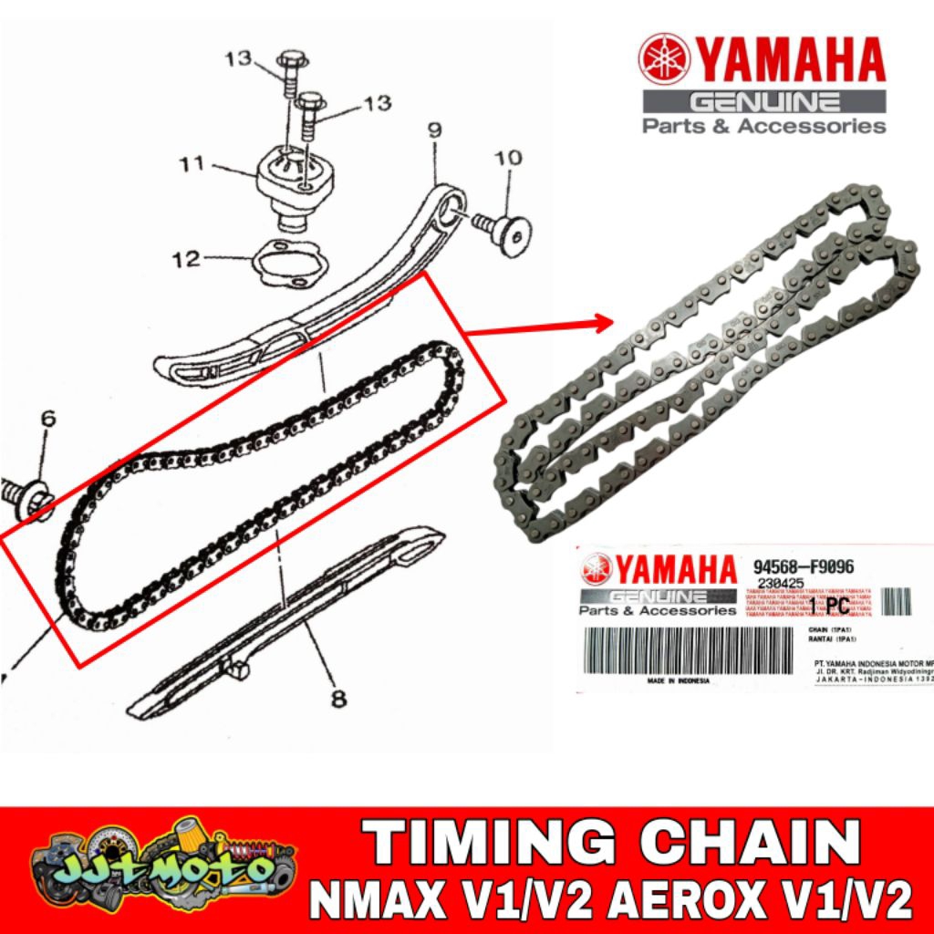 TIMING CHAIN FOR NMAX V1/V2/ AEROX V1/V2 | Shopee Philippines