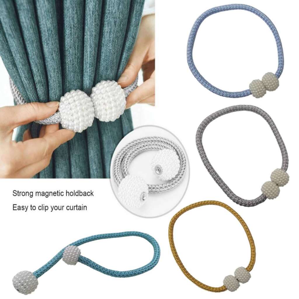 New Magnetic Tieback Decorative Tassle/Tassel (1Pc.Only) Pearl Magnet ...