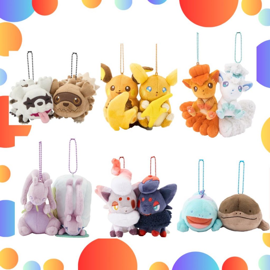 A pair of mascots that stick together with magnets. Pokémon. Raichu ...