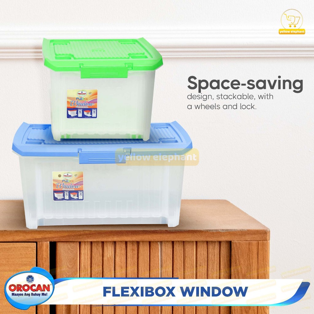 Orocan Flexibox Window 32 & 52 Liters High Quality Storage Box With ...