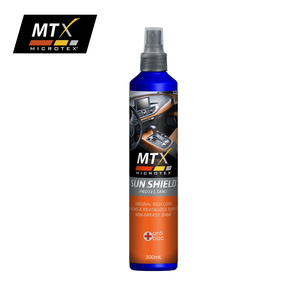 Microtex SunShield 300ml w/Antibac (Protectant, Anti-Bacterial Car ...