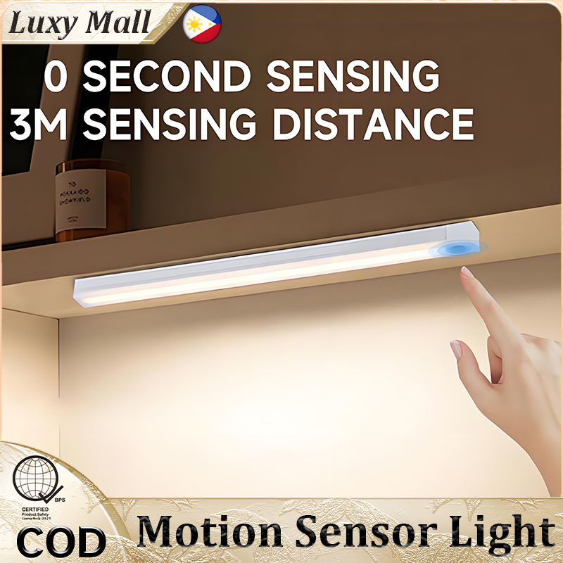 Luxy 50cm LED Motion Sensor Light Rechargeable Magnetic Light Study ...