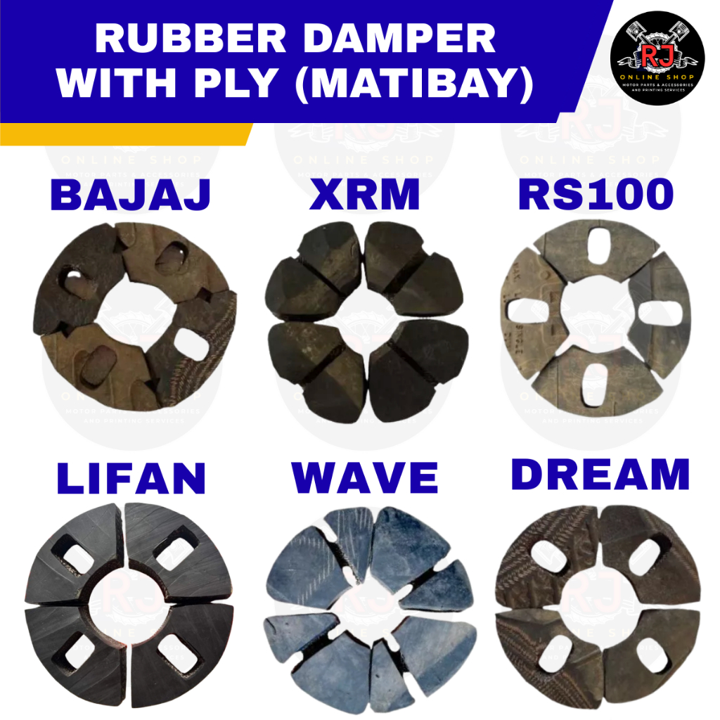 Rubber Damper W/ Ply Hub for HONDA/BAJAJ/XRM/RS100/LIFAN/WAVE/DREAM ...