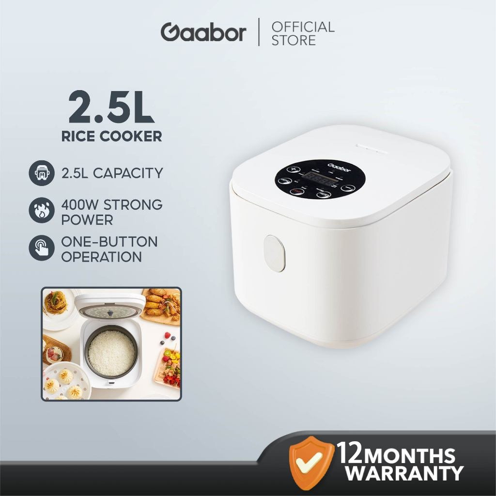 Gaabor Multifunctional Rice Cooker Cooking Set Up 24H & 8 Programmed ...