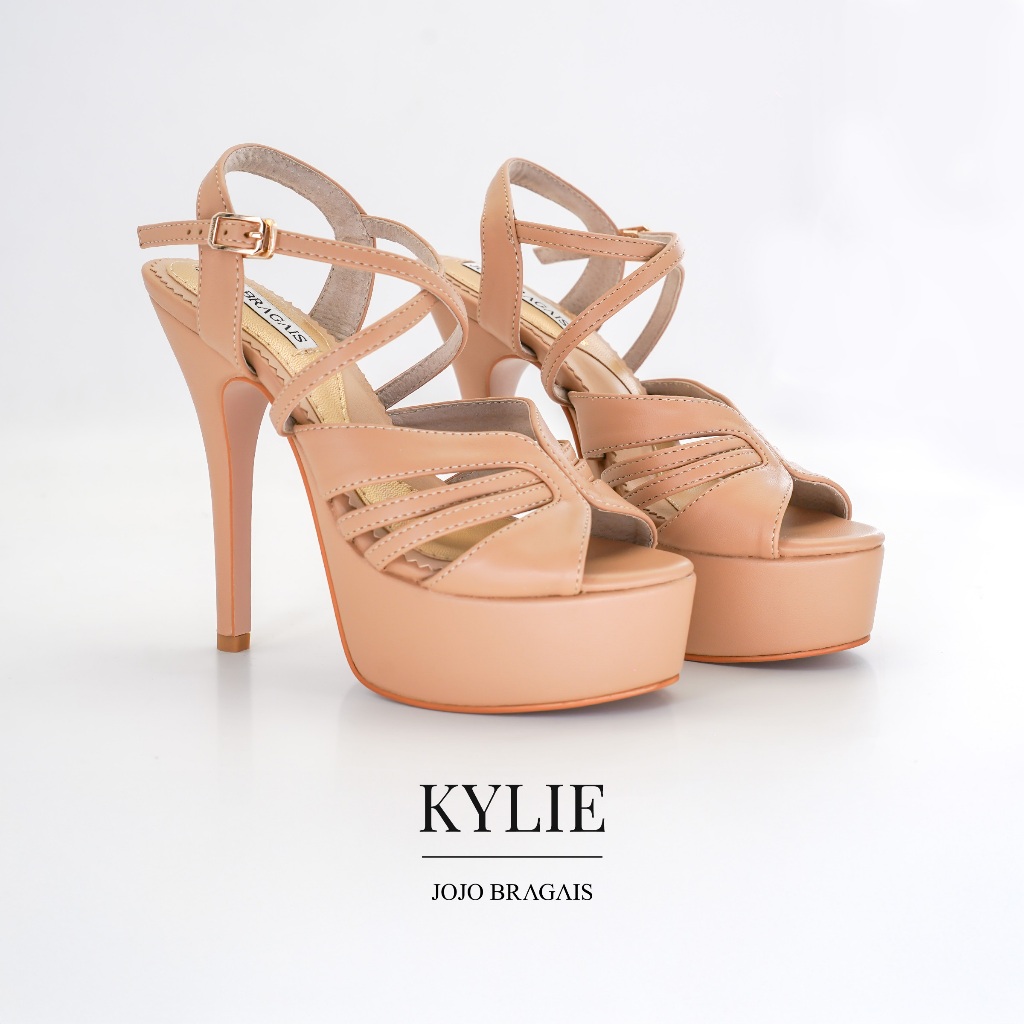 Jojo Bragais Kylie Nude-Matte 5-Inch High Heels | Pageant Heels ...