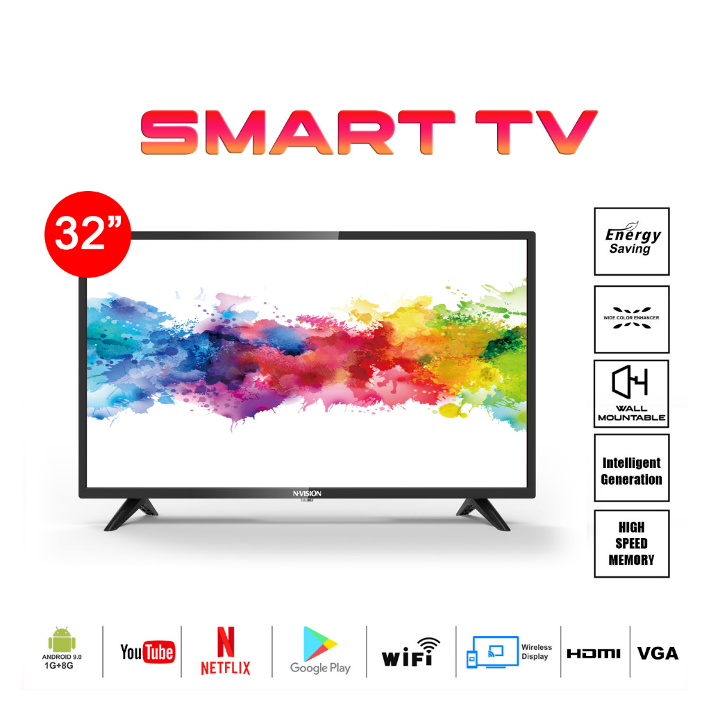 32inch LED SMART TV NVision | Shopee Philippines