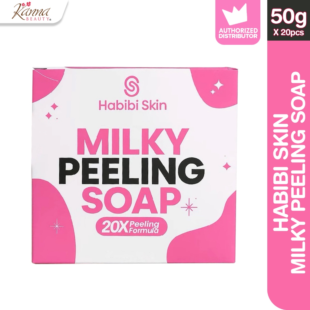 Habibi Milky Peeling Soap 50g Bar | underarm whitening soap mild ...
