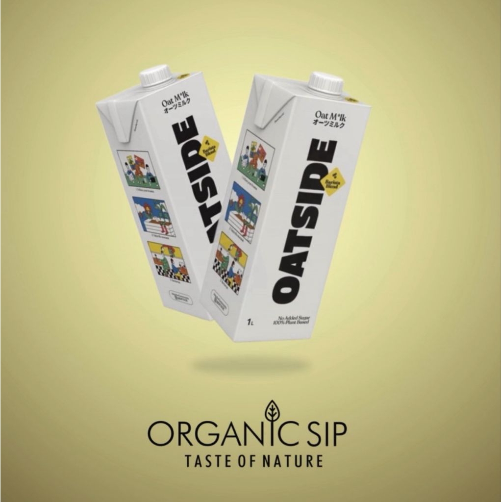 Oatside Barista Blend Vegan oat milk 1L Plant Based (PLS CHOOSE J &T ...