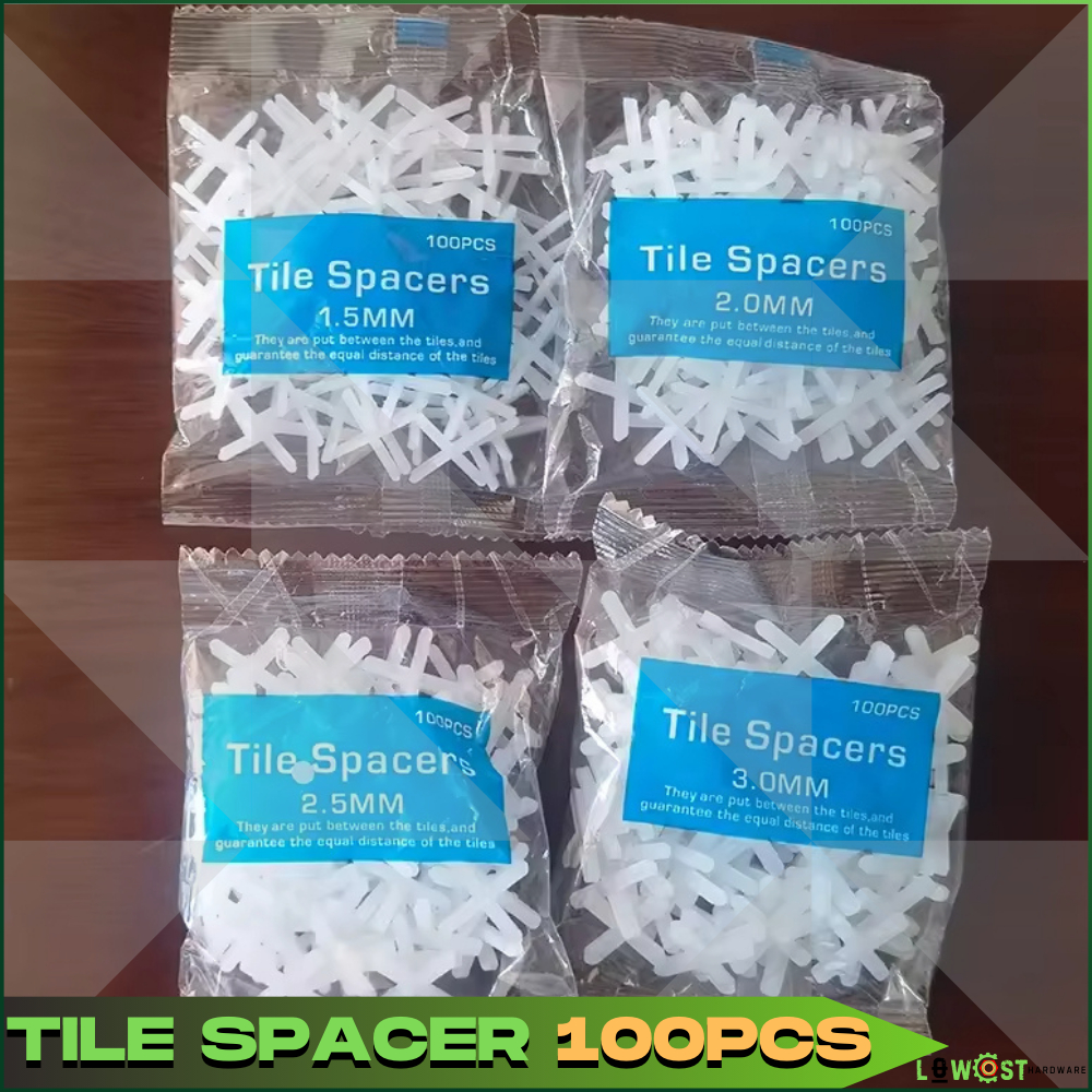 100PCS Tile Spacers 1MM 1.5MM 2MM 3MM 5MM Cross Tile Leveling System ...