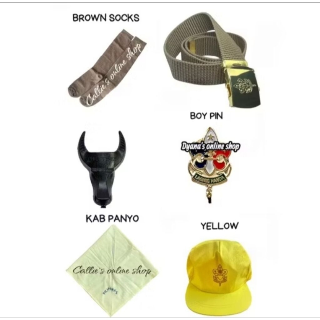 6in1 Kab set school Uniform Accessories Complete &good quality | Shopee ...