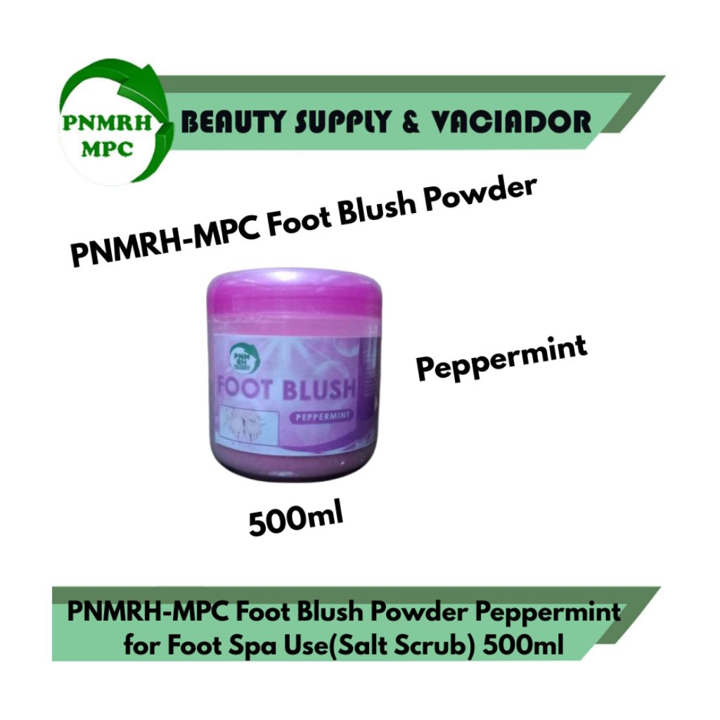 PNMRH-MPC Foot Blush Powder Salt Scrub Peppermint for Salon & Foot Spa ...