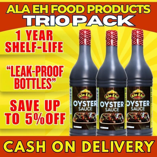 Ala Eh Food Products Oyster Sauce TRIO Bundle Liter | Shopee Philippines