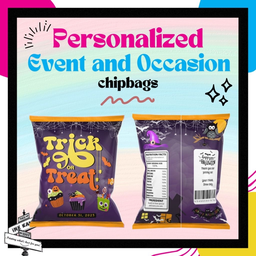 HOLLOWEEN TRICK OR TREAT CHIP BAGS FOR HOLLOWEEN PARTY | Shopee Philippines