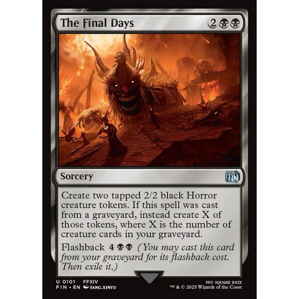 MTG (FIN) - The Final Days (Non-Foil) #0101 U | Shopee Philippines