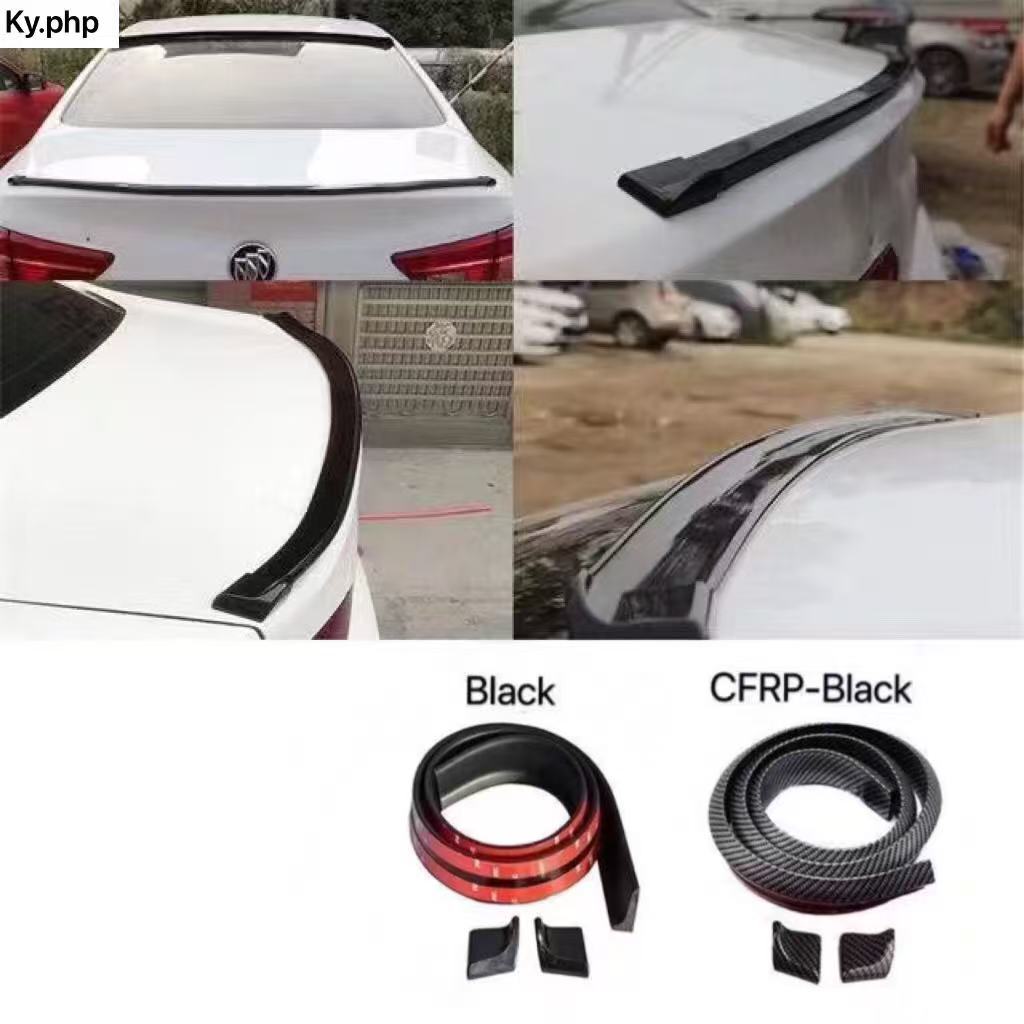 1.5M Universal Authentic Carbon Fiber/Rubber Duck Tail Rear Trunk ...