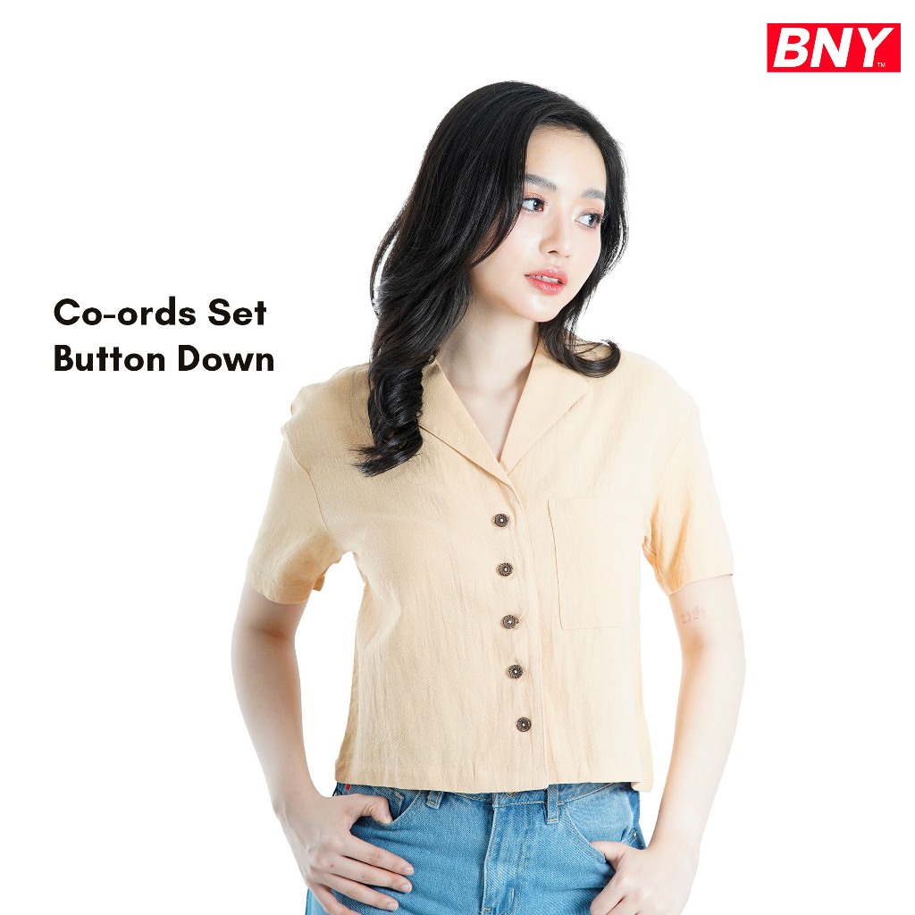 BNY Ladies' Co-Ords Button Down (140) | Shopee Philippines