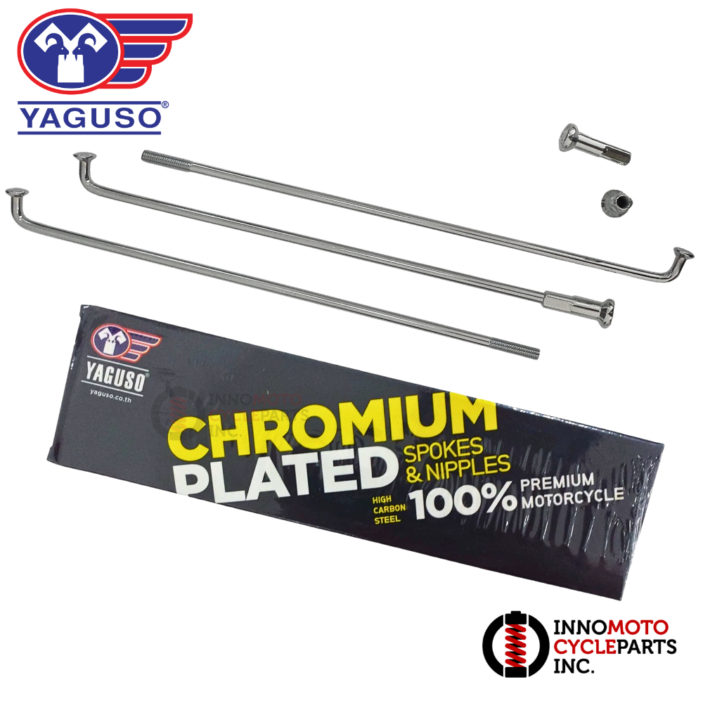 Yaguso Premium Motorcycle Spokes Chromium Plated | Shopee Philippines